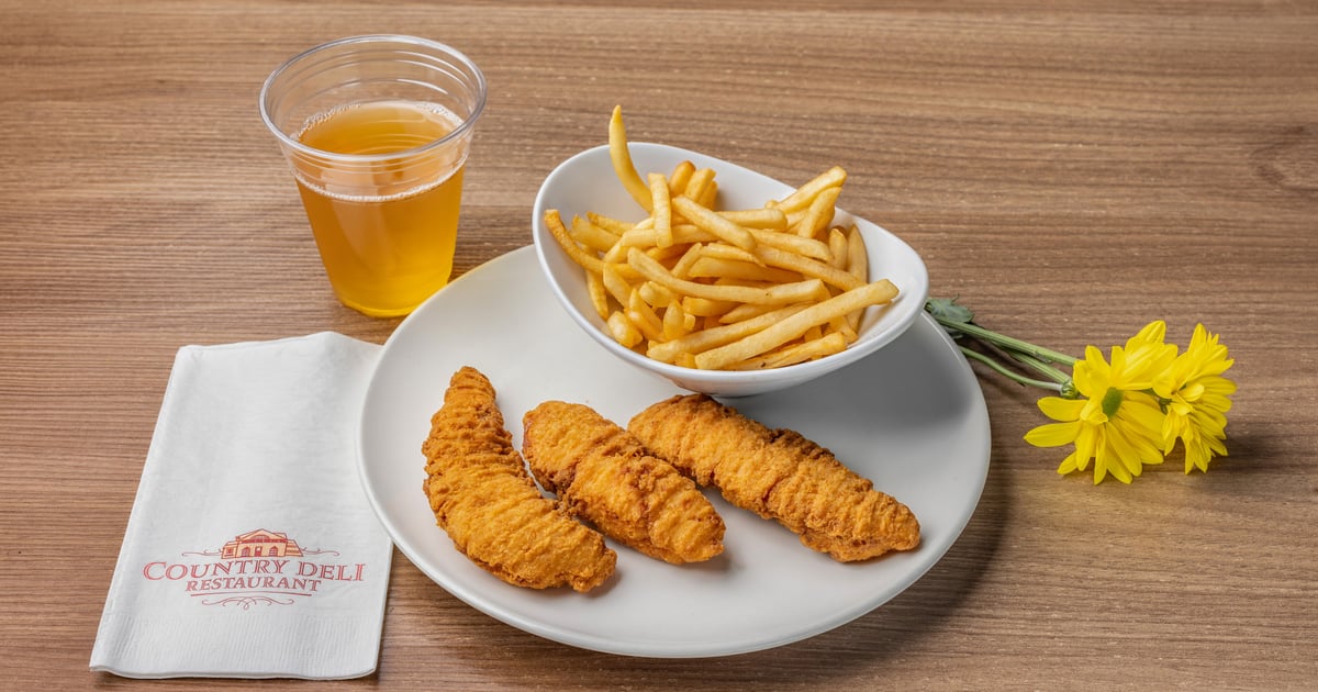 Junior Chicken Strips - Restaurant Menu - Country Deli - Deli in ...