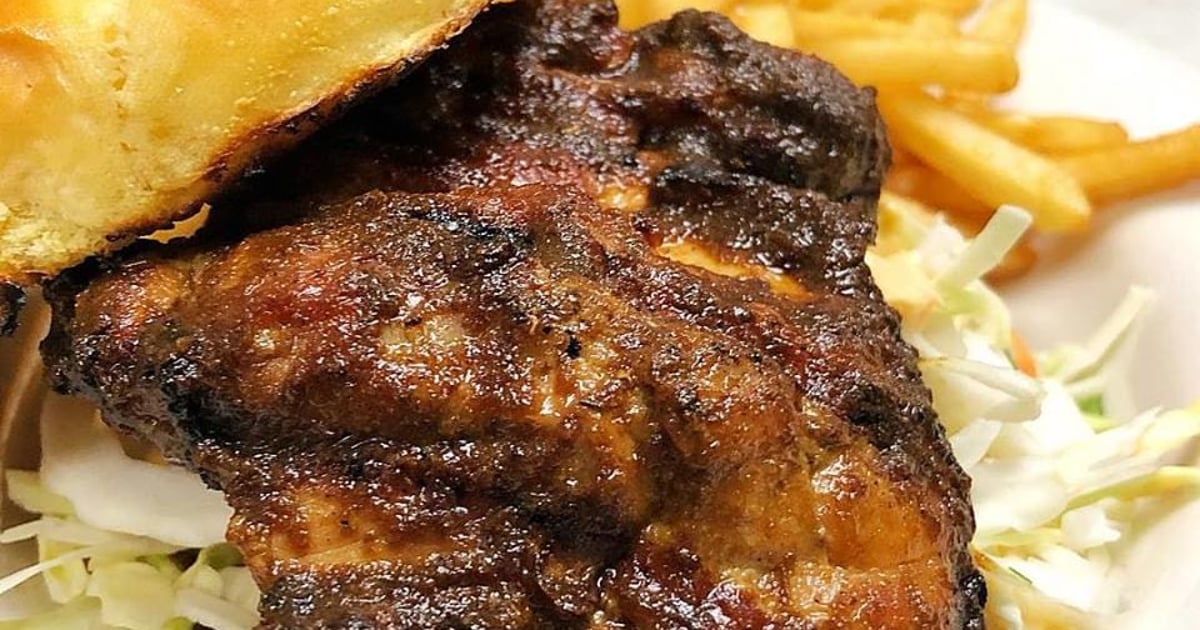 Jerk Chicken Sandwich - Menu - Caribbean Haven Restaurant & Catering ...