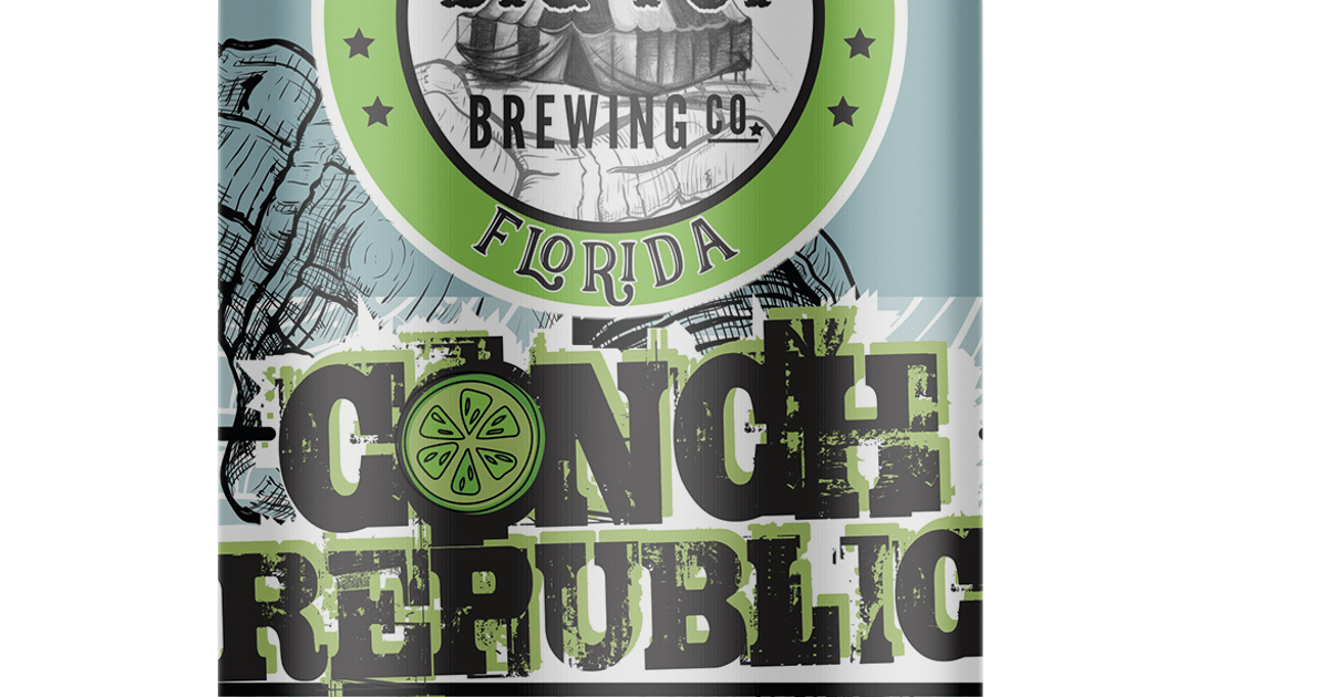 Conch Republic Key Lime Wheat Ale - Big Top Brewing - Brewery in FL