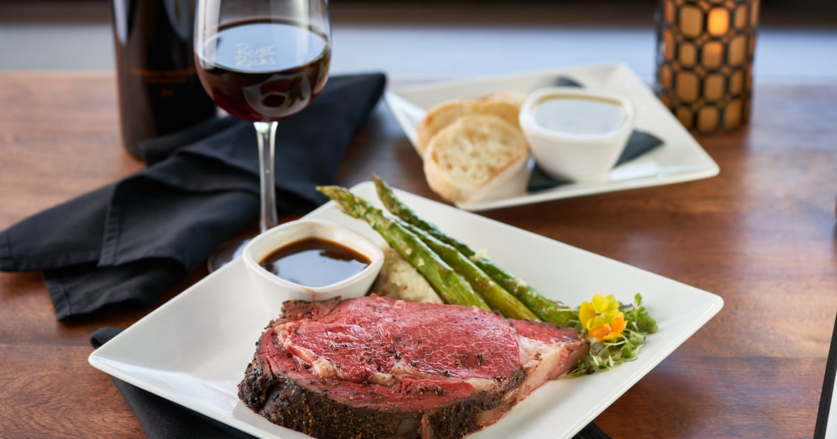 Prime Rib* - River Rocks Dining & Drinks Dockside - American Restaurant ...