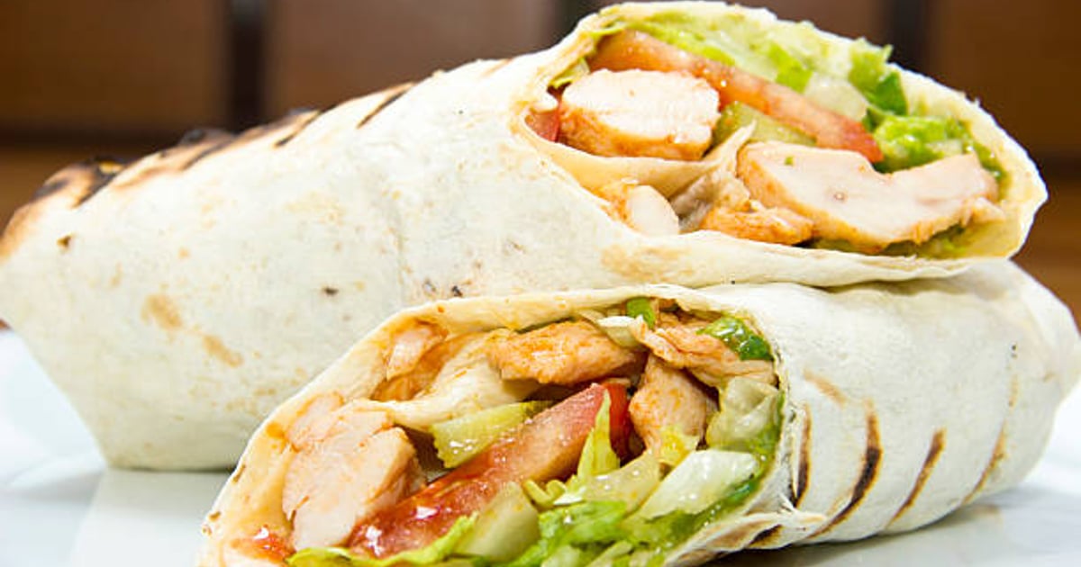 Grilled Chicken Wrap - Main - Venus Pizza - Pizza Restaurant in ...