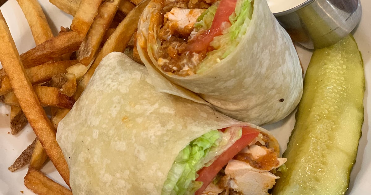 Crispy Buffalo Chicken Wrap - Rhody Hen Cafe - Breakfast Restaurant in ...