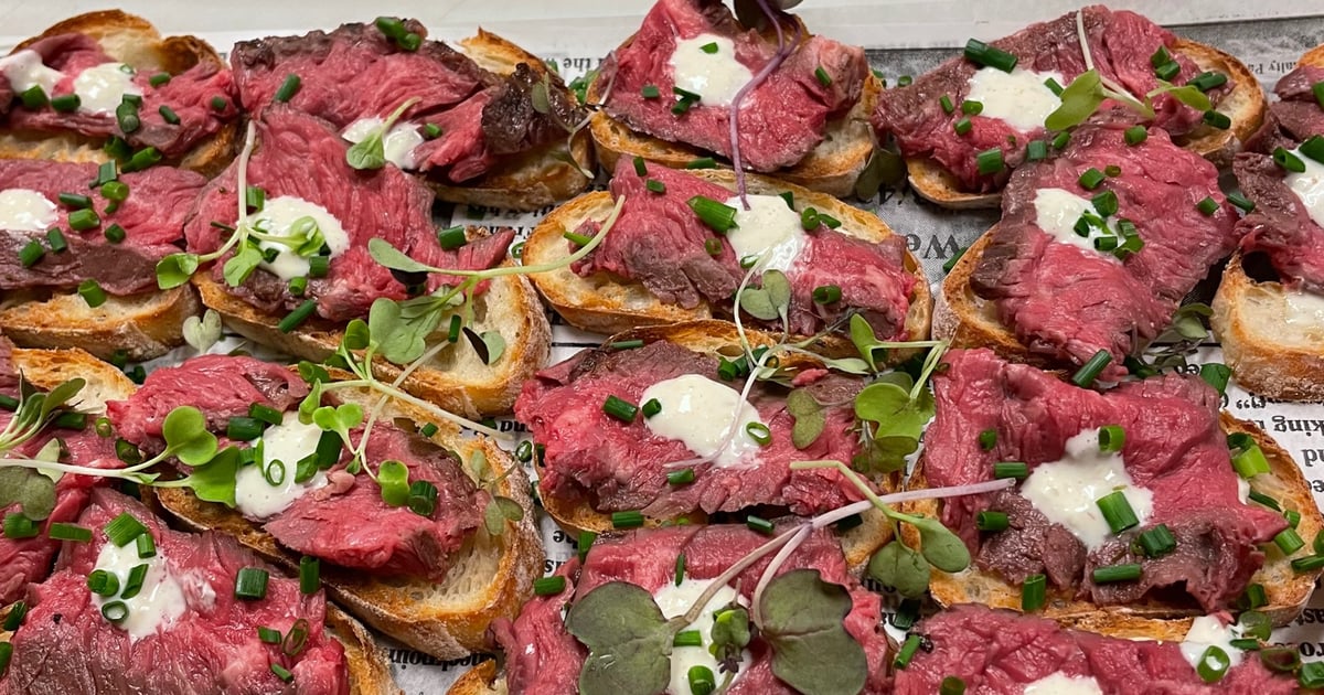 Steak Crostini - Exit 4 Food Hall - American Restaurant in Mount Kisco, NY