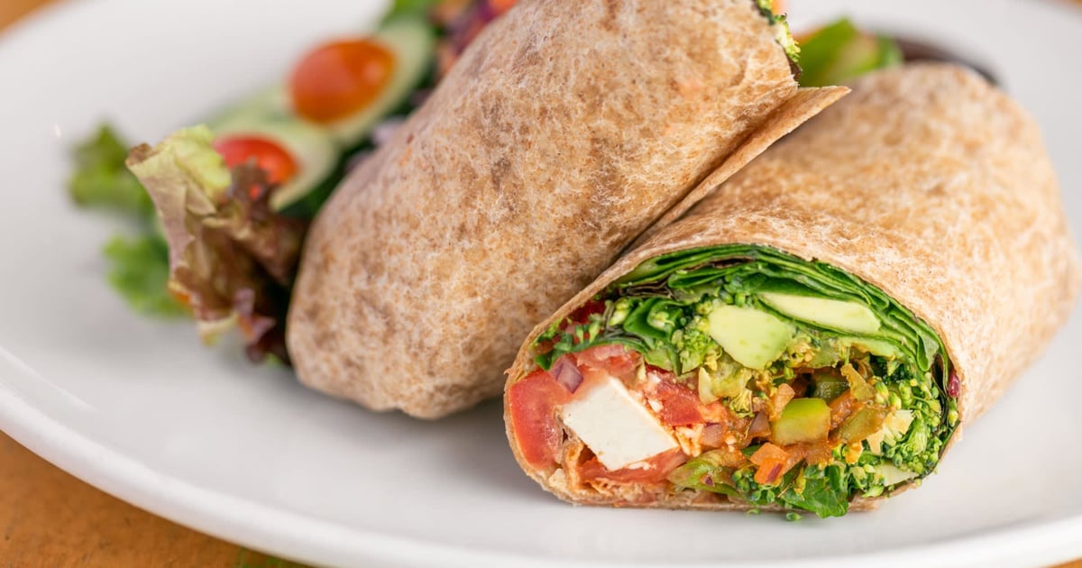 Protein Veggie Wrap - Swami's Cafe - Breakfast Restaurant in CA