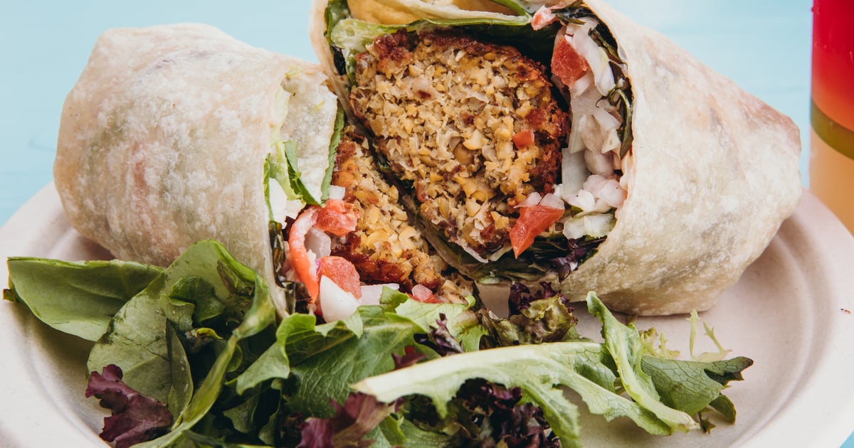 Falafel Wrap - Menu - Earth Aloha Eats- Restaurant in Maui Hawaii