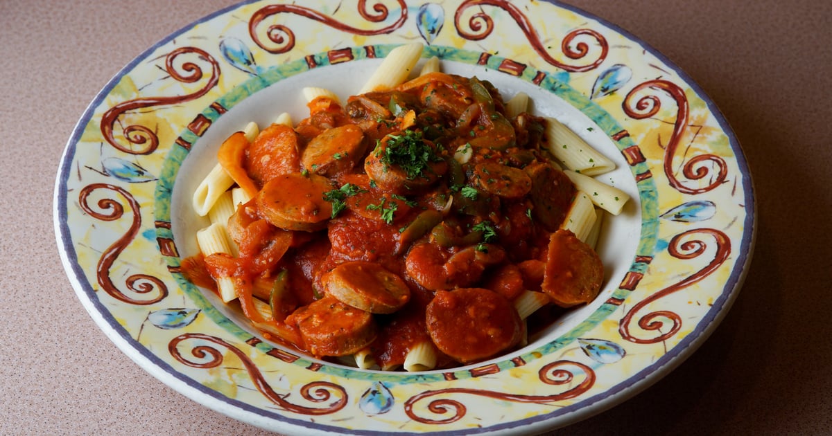 Sausage and Peppers gluten free - Burnham OIP - Italian Restaurant in ...