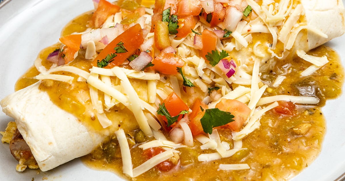 BYO Smothered Breakfast Burrito | Taco Buffet - Encore Catering ...
