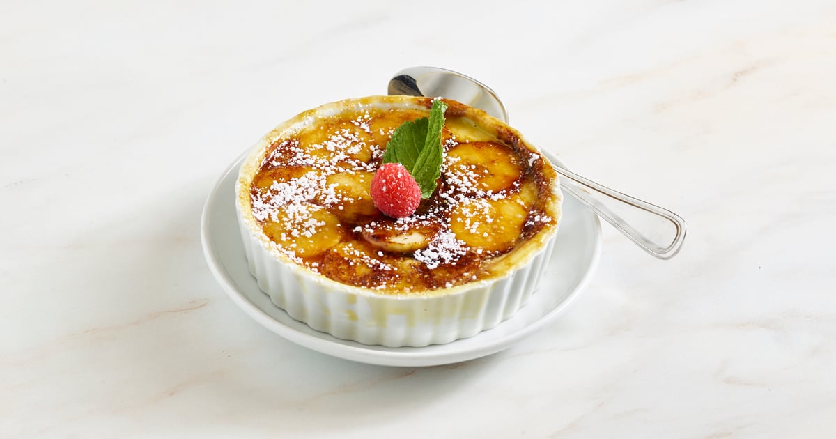 Banana Crème Brulee - Dessert - WeHo Bistro