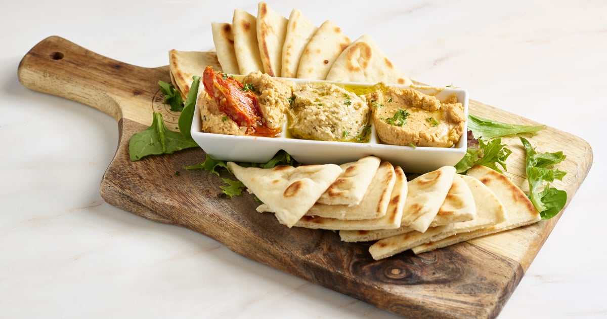 Hummus Trio Plate - WeHo Bistro