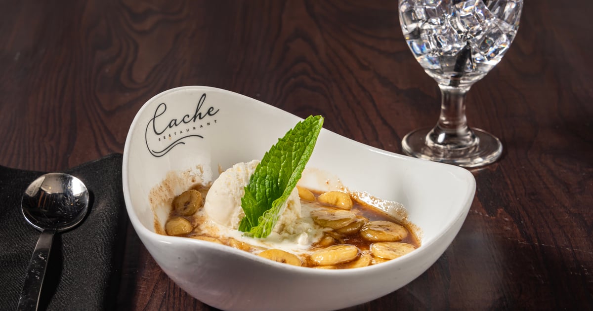 Bananas Foster - Cache Restaurant