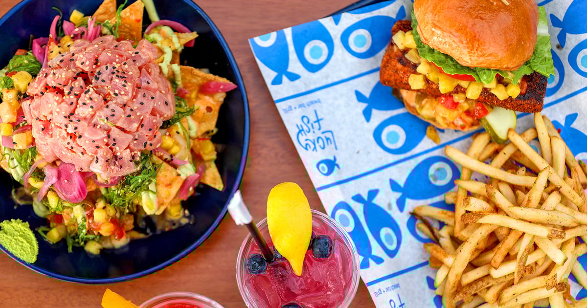 Menu - Lucky Fish Beach Bar & Grill in South Florida