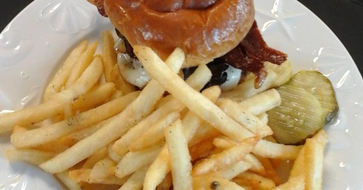 Coronary Burger 🍔 - The Sailing Cow - American Restaurant in Dennisport, MA