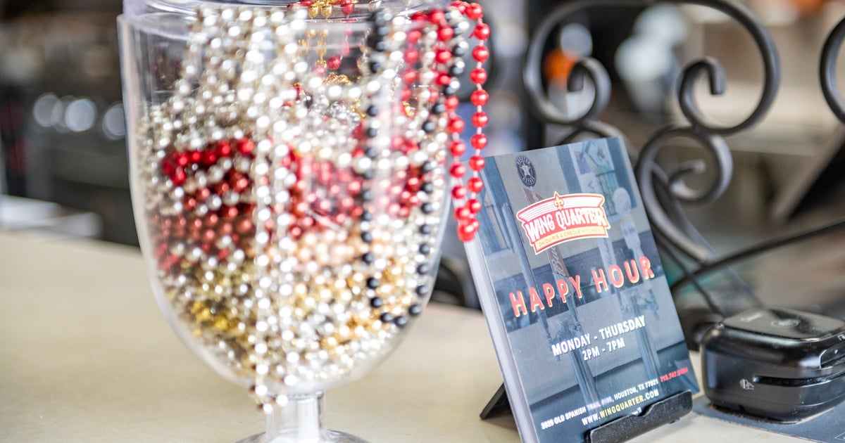 Book a Party with Us - Wing Quarter Daiquiris & Creole Kitchen