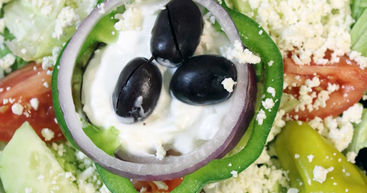 Greek Salad - To Go - Kafé Neo (Kafé Neo Woodstone Group) - Greek ...