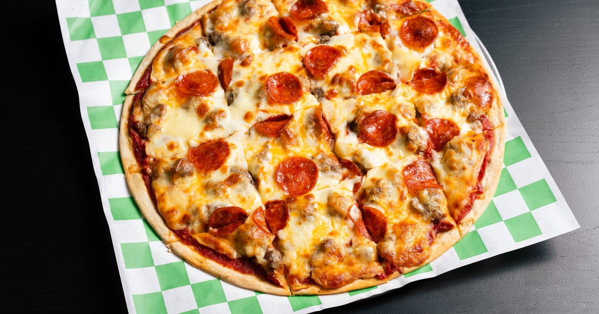 Ground Beef, Italian Sausage & Pepperoni - Dinner Menu - Alex's ...