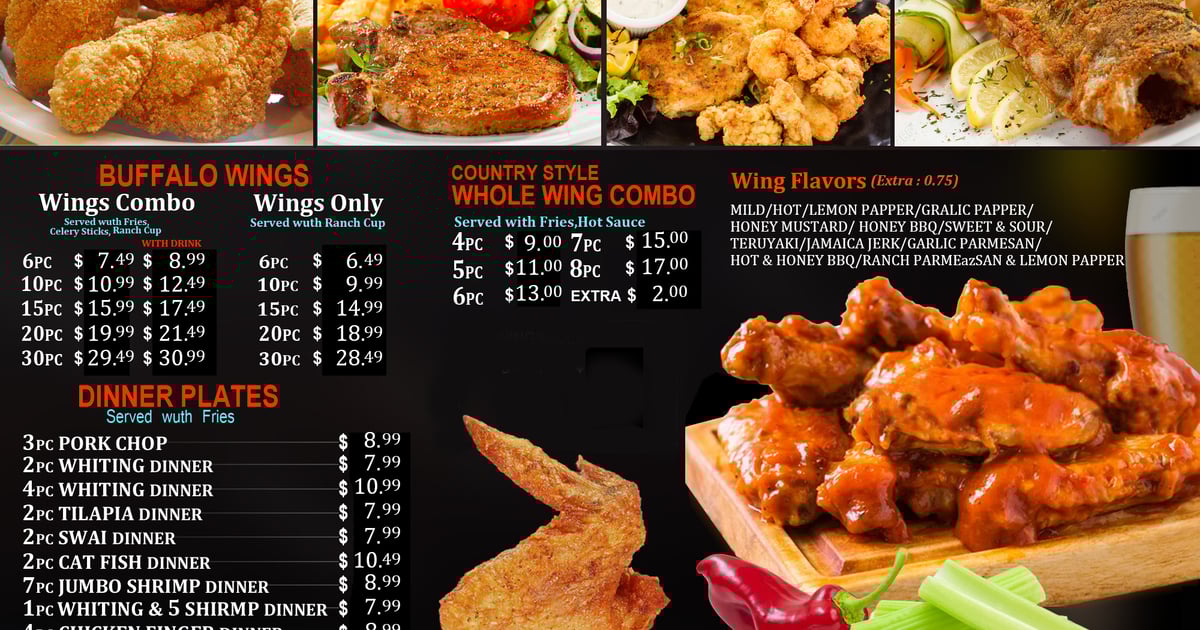 Whole Wing (big wing) - Menu - Mom's deli