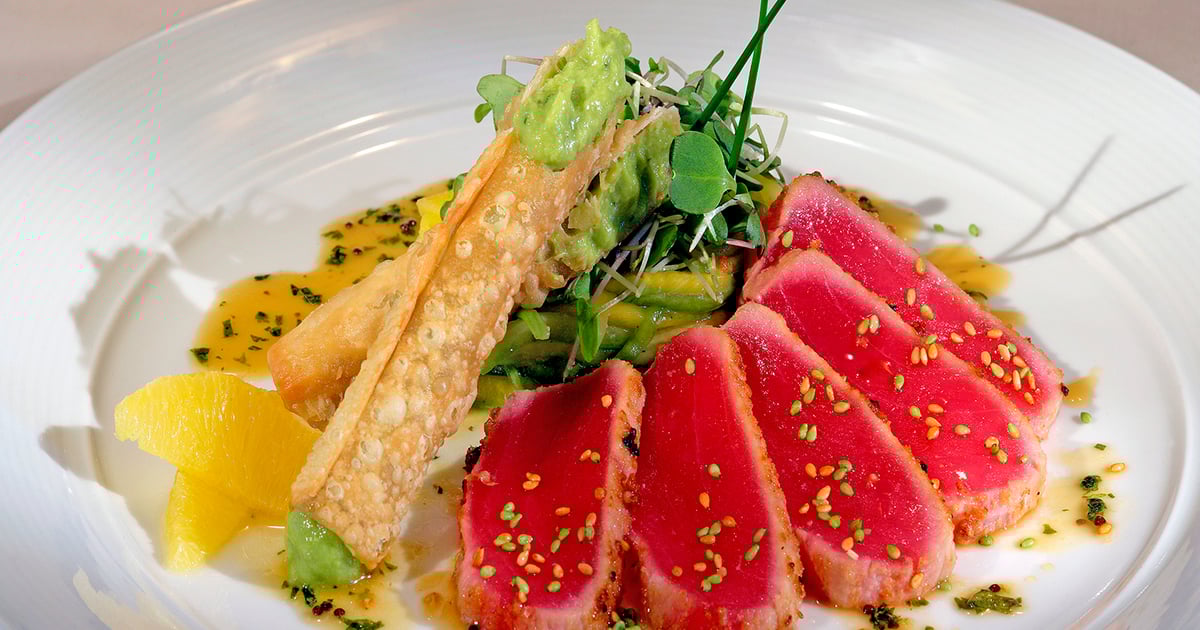 Seared Rare Ahi Tuna - Dinner - The Winery Newport Beach - Californian ...