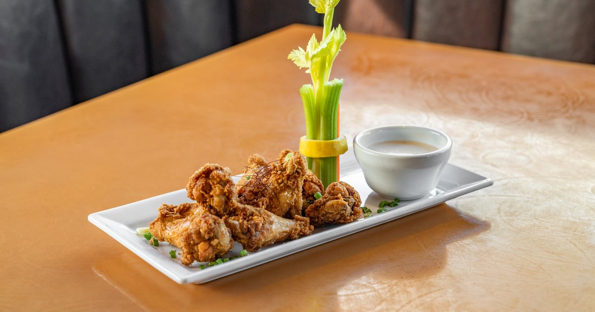 Ranch Chicken Wings - Menu - The Hudson