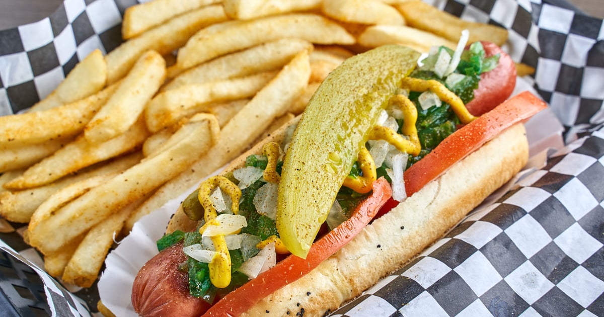 Chicago Dog - Menu - Long Wong's - Diner in AZ