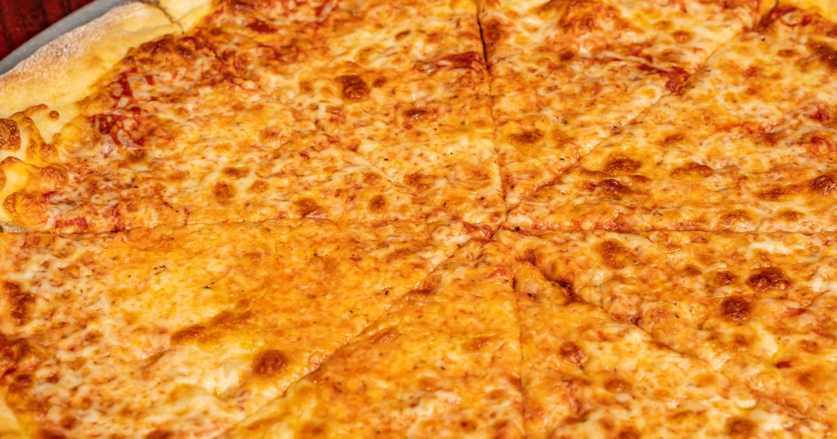 22" Four Cheese Pizza - Italiano's Pizza - Pizza Restaurant in Deltona, FL