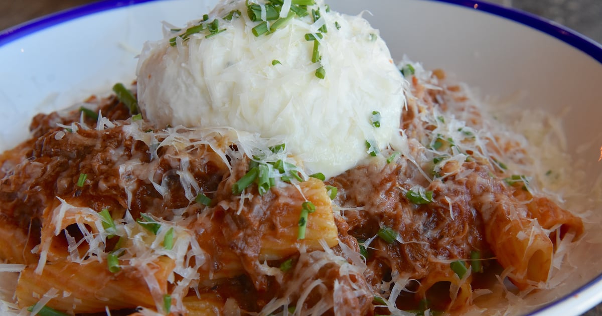 RIGATONI + BEEF RAGU - Noble Crust - Deep South Italian Brunch ...