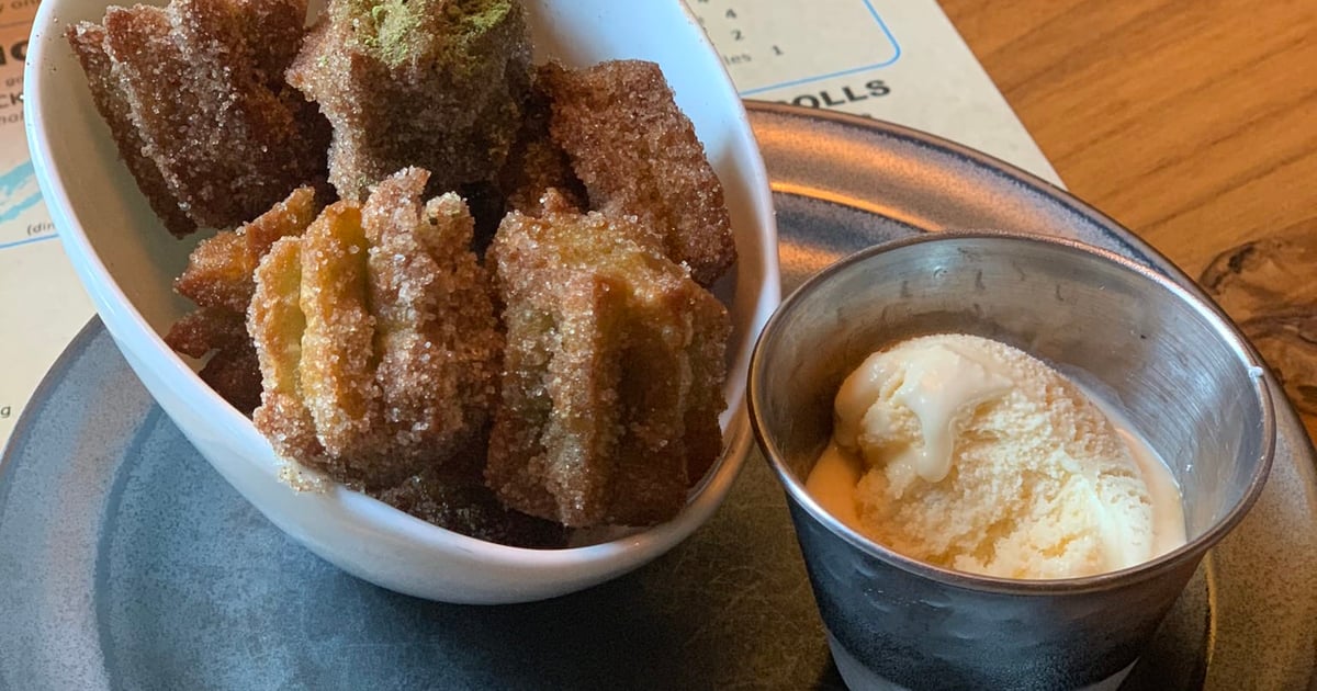 Green tea churros - Q Sushi - Japanese Restaurant in Westlake Village, CA