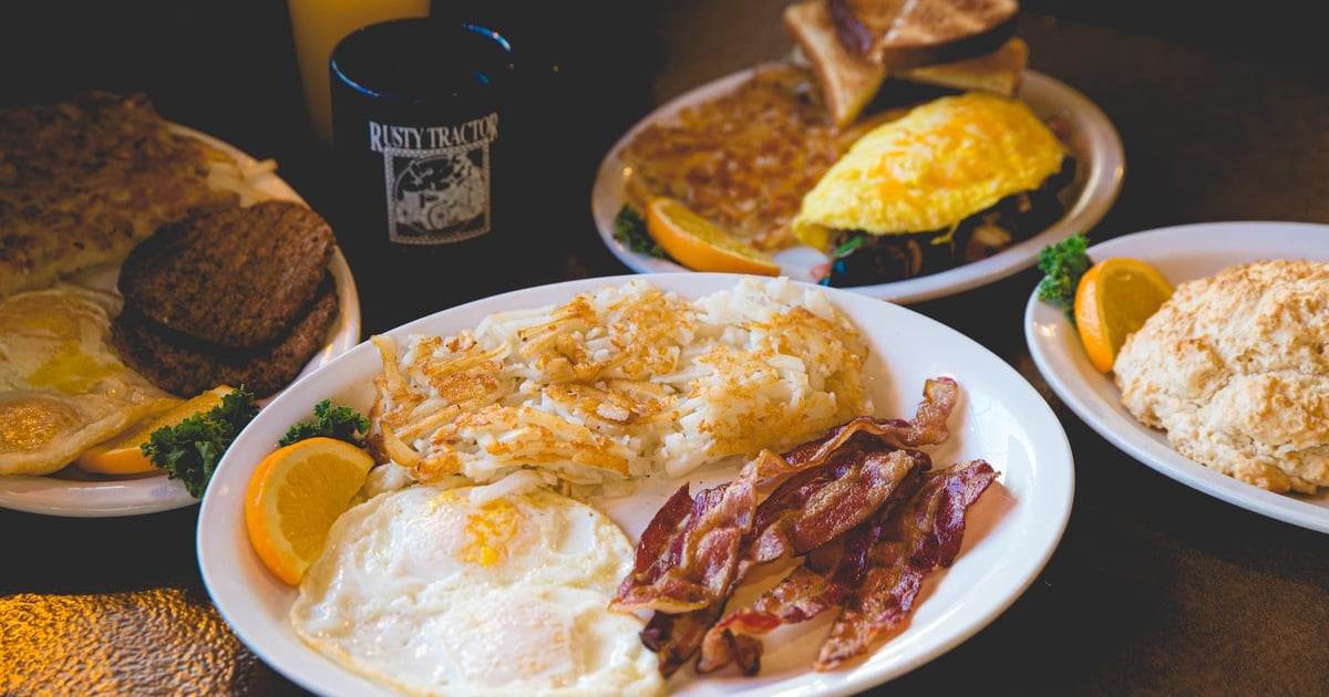 Menu - Rusty Tractor Family Restaurant - Diner in Elma, WA