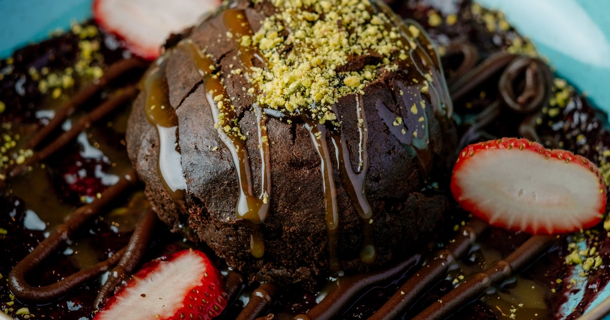 Chocolate Volcano Cake - Nukha - Restaurant & Lounge