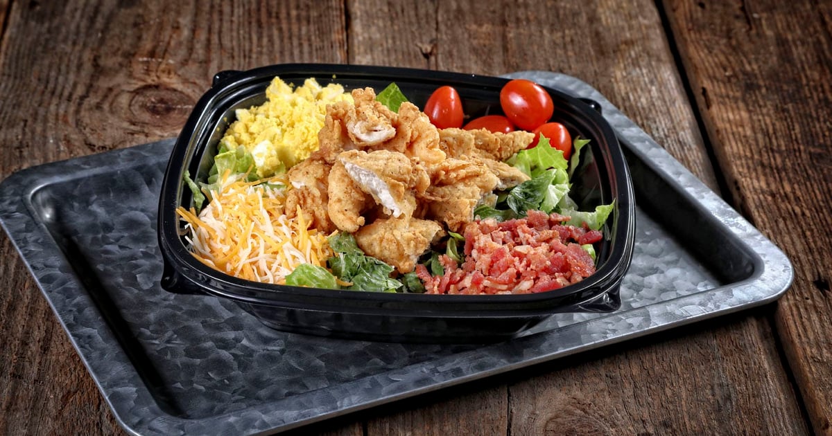 Fried Chicken Finger Salad - The Rusty Pig BBQ - Barbecue Restaurant in GA