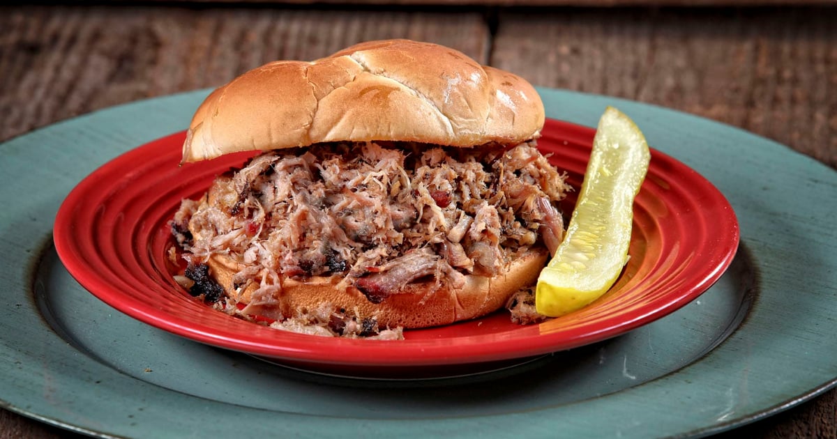 Large BBQ Pork Sandwich - The Rusty Pig BBQ - Barbecue Restaurant in GA