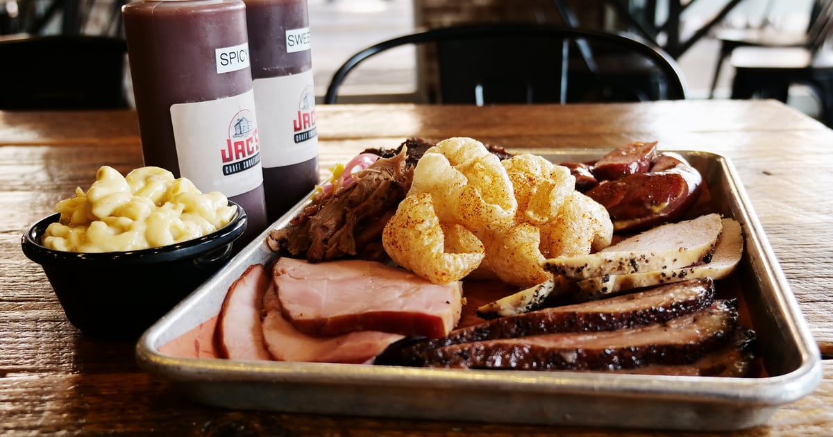 2 Meat Plate - JAC's Craft Smokehouse - The ONLY Craft Smokehouse in ...