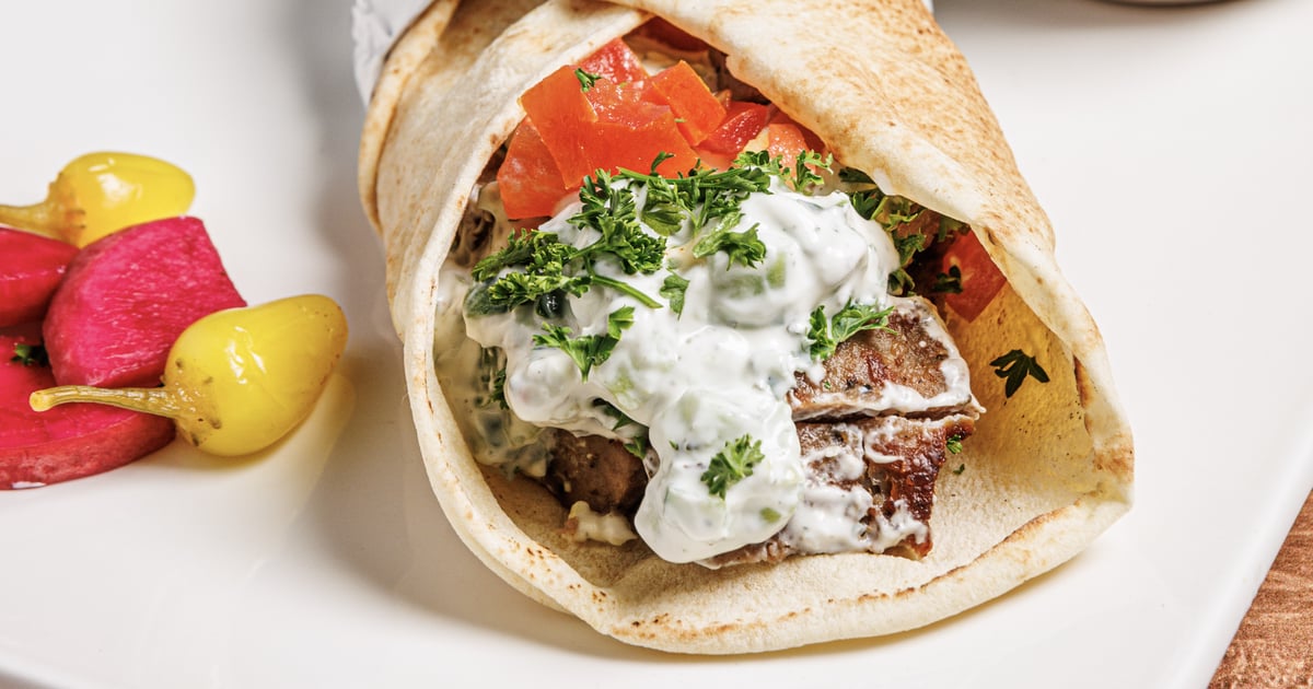 Gyros Wrap - Main Menu - Lusy's Mediterranean Cafe & Grill ...