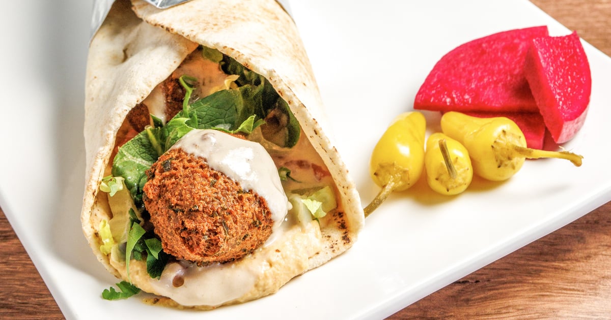 Falafel Wrap - Main Menu - Lusy's Mediterranean Cafe & Grill ...