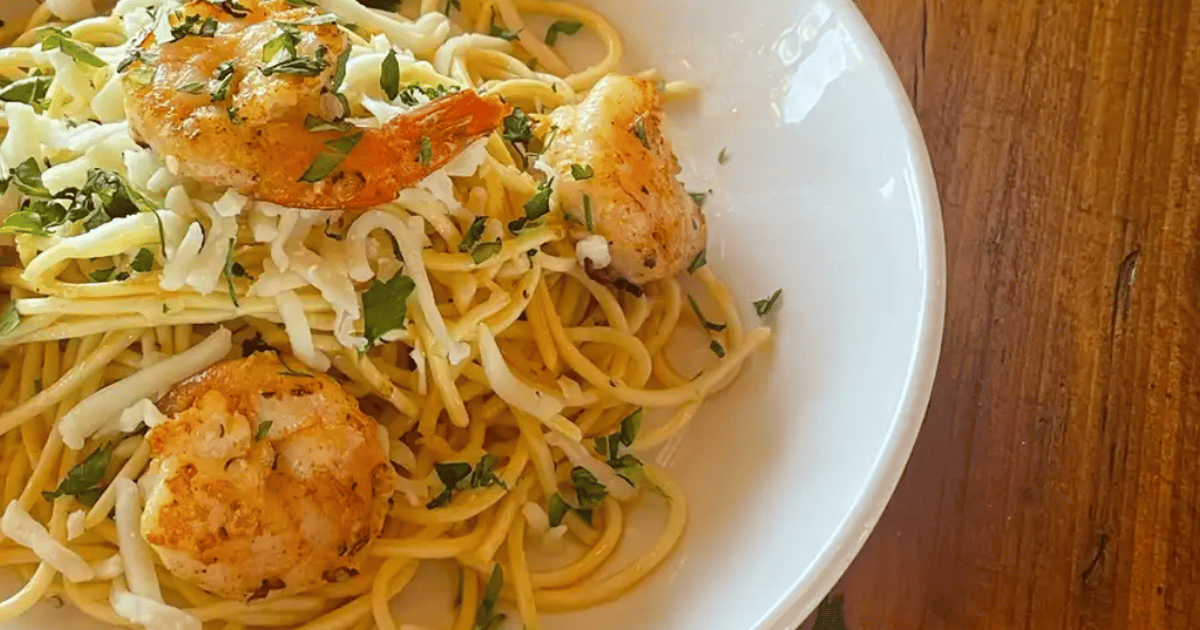 Calabrese Shrimp Pasta - Lunch & Dinner Menu - theNookCKMC