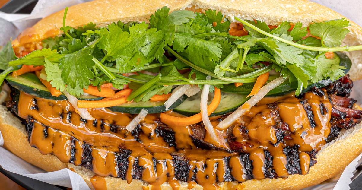 Spicy Asian BBQ Brisket Banh Mi - Menu - Banh Mi Boys