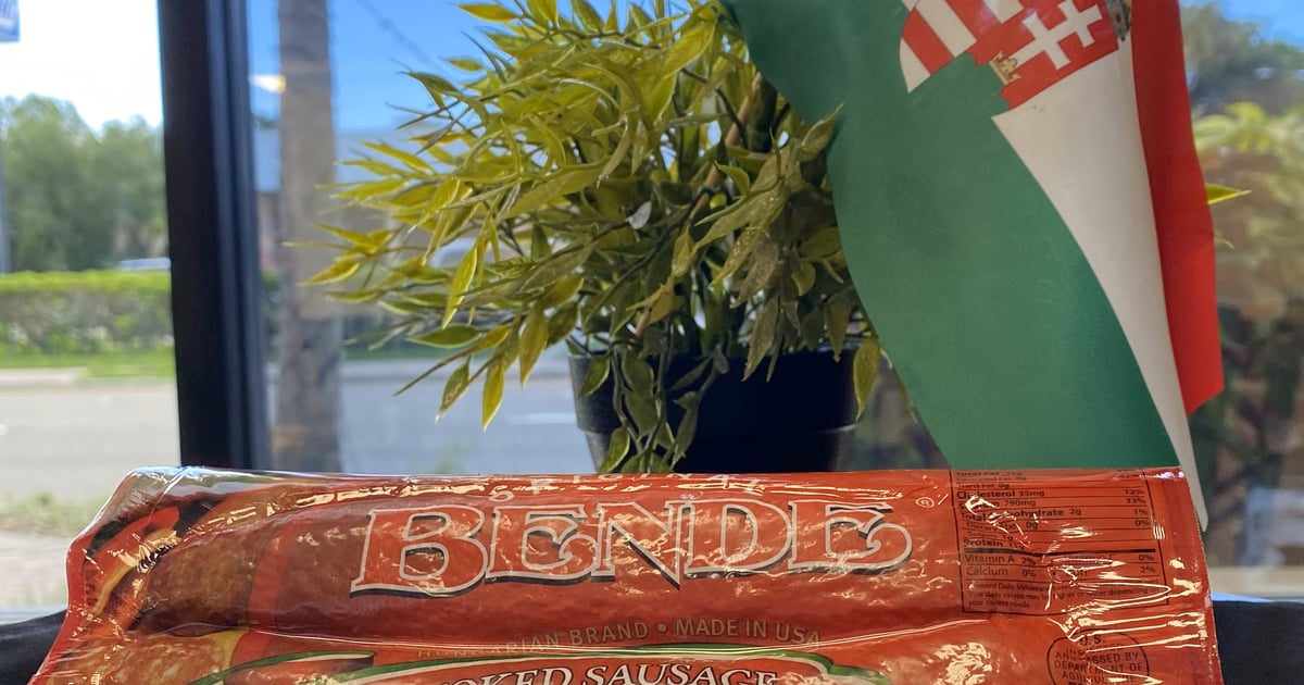 Bende Gyulai Kolbász Csemege - Bende Gyulai Sausage MILD - Vernona ...