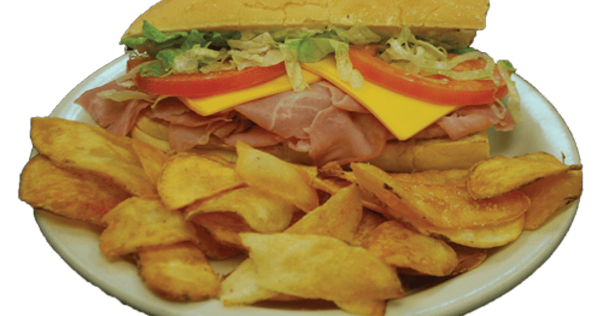 Ham & Cheese Po-Boy - Bourbon Street Deli - Locally Owned and Operated ...