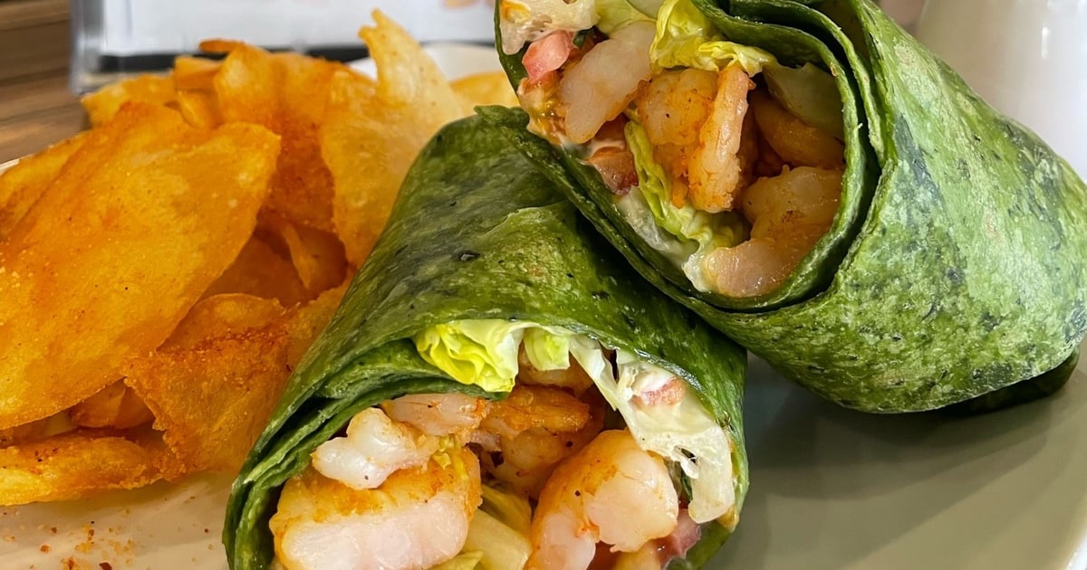 Boom Boom Shrimp Wrap - Bourbon Street Deli - Locally Owned and ...