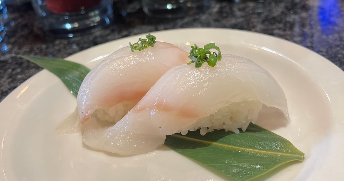 Hirame (Halibut) - Nori Sushi Bar and Grill