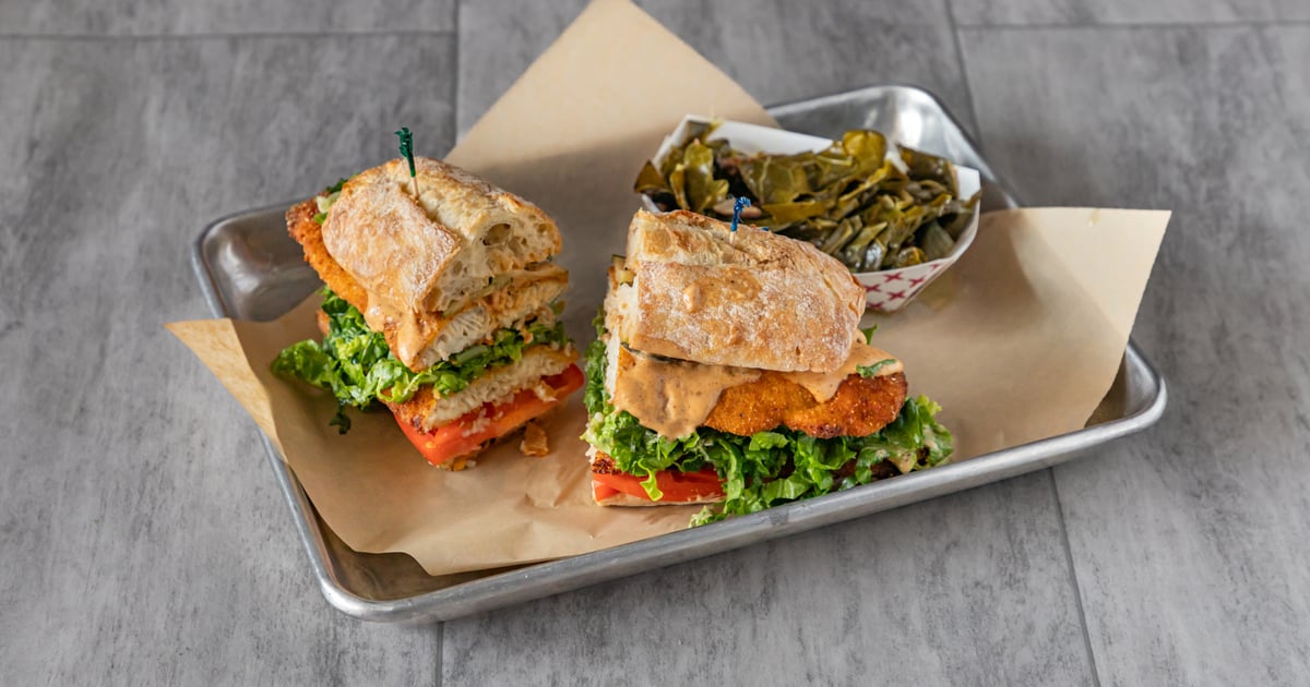 Shrimp Or Catfish Po' Boy - Angry Barnyard BBQ - Angry Barnyard BBQ ...