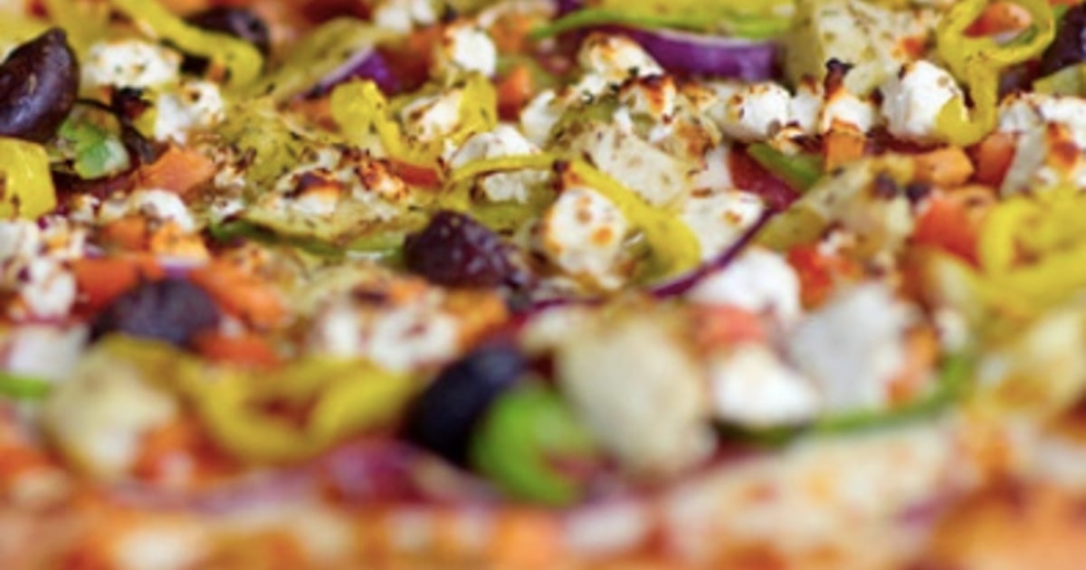 12" OPA! Greek Veggie - Uncle Peteza's Pizzeria - Pizza Restaurant in ...