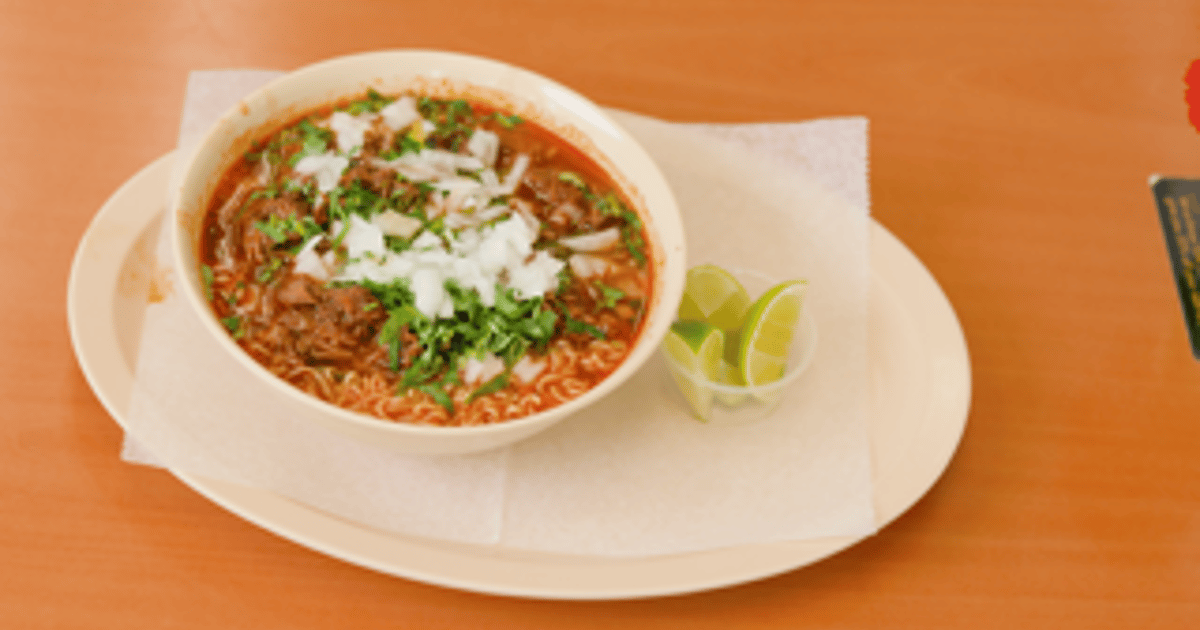 Secret Menu | Birria Ramen in Chicago - El Famous Burrito | Authentic ...