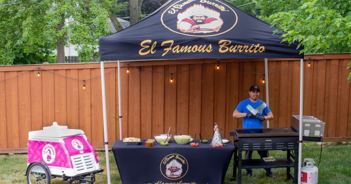 El Famous Burrito Pop Up Taco Stand - El Famous Burrito - Authentic🔥 ...