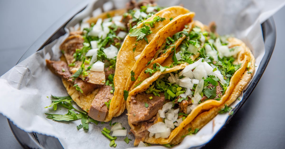 Tongue Taco (Lengua) - El Famous Burrito | Authentic Mexican Food ...