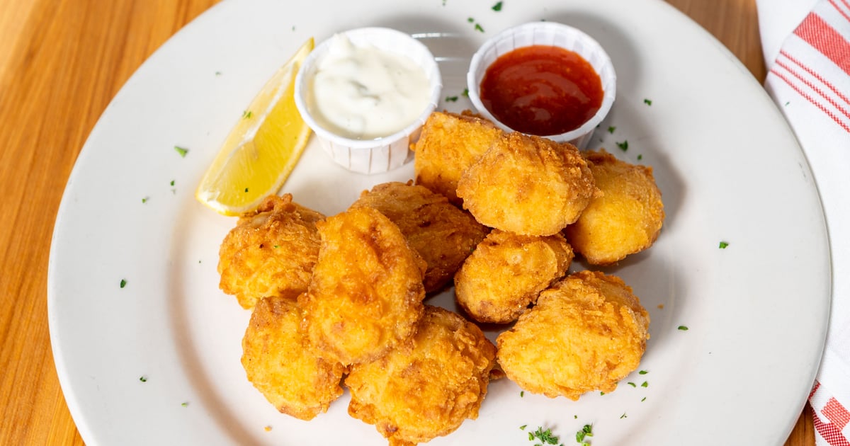 Large Atlantic Dry Pack Sea Scallops - O'Brien's Crabhouse