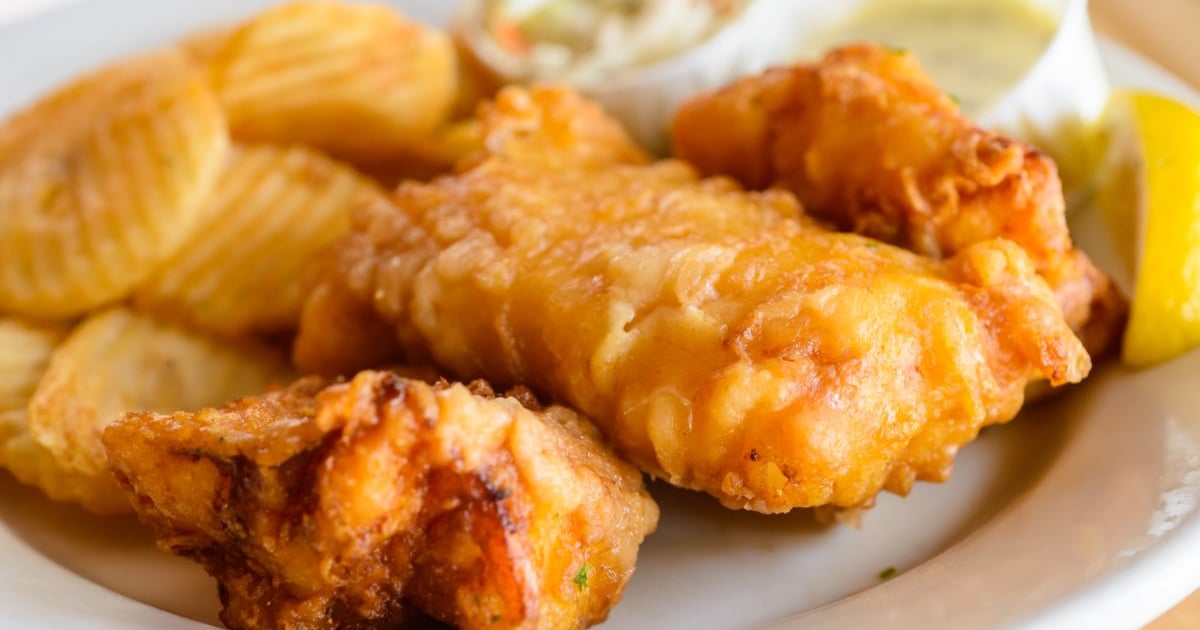 Beer Battered Icelandic Cod & Chips - O'Brien's Crabhouse