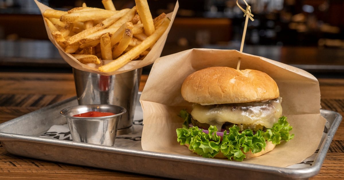 Kobe Burger - Stone Werks Big Rock Grille - American Restaurant in TX