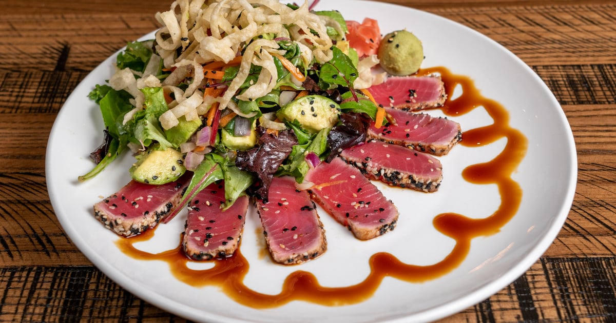 Seared Sesame Crusted Tuna Salad* - Stone Werks Big Rock Grille ...
