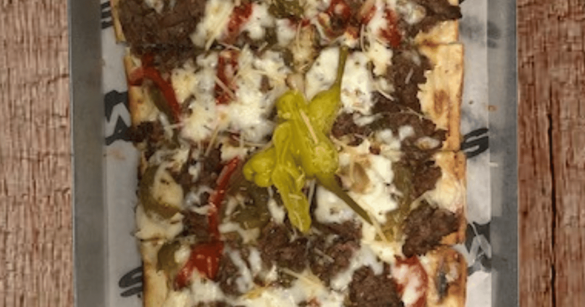 Philly Cheesesteak Flatbread - Lunch & Dinner Menu - Stone Werks Big ...