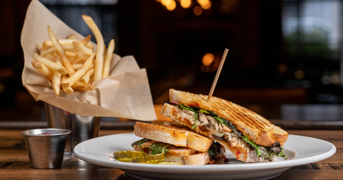 Roasted Chicken Panini - Stone Werks Big Rock Grille - American ...